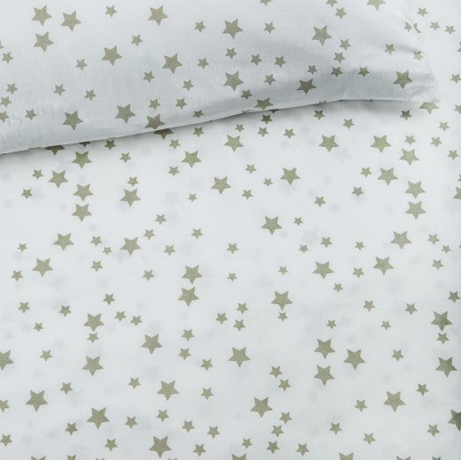 Grey Stars Crib Sheet | Little West Street