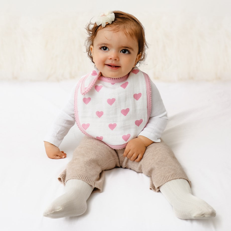 Hearts Bib Set | Little West Street