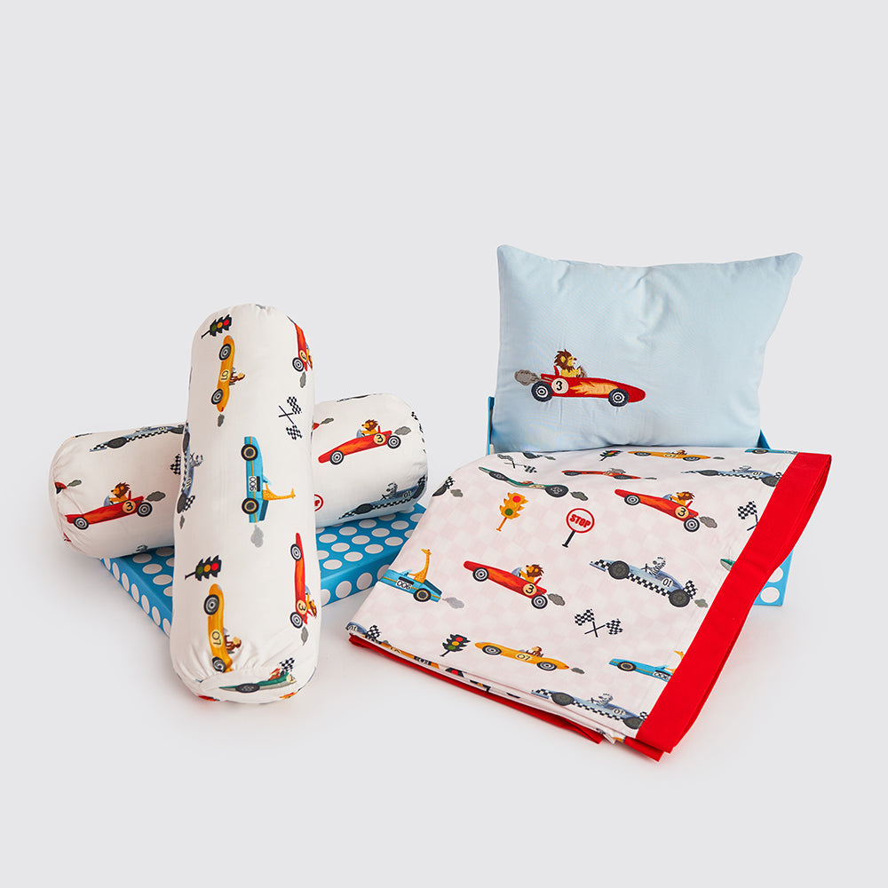 Night Night Crib Gift Set (Racing Cars) | Little West Street